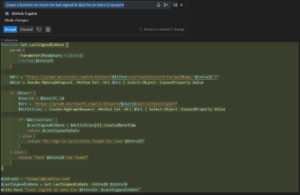 Using GitHub Copilot with Microsoft 365 PowerShell