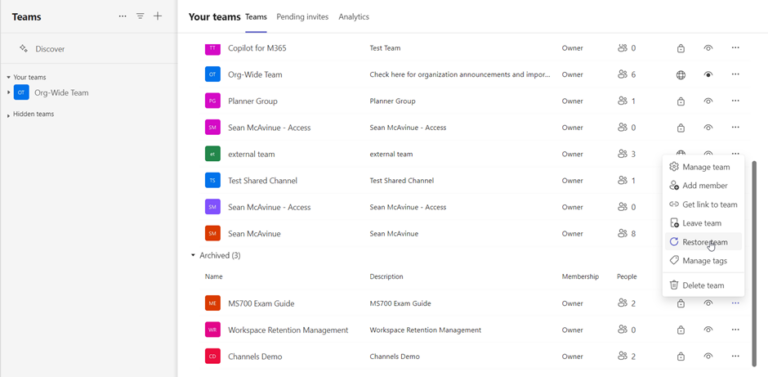 Archiving Options for Sites and Teams in M365 | Practical365