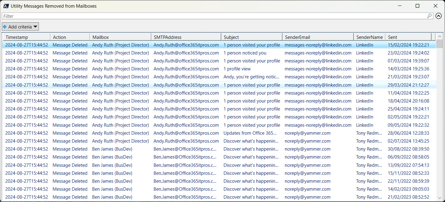Find and Remove messages with the Microsoft Graph PowerShell SDK