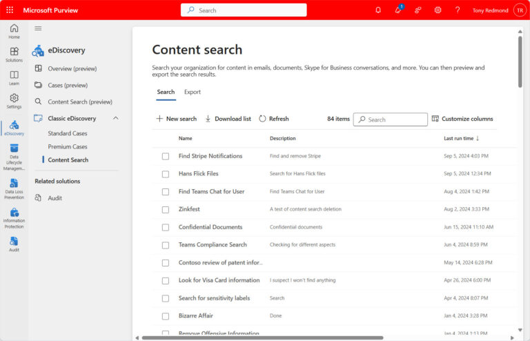 Practical Compliance: Microsoft Revamps Purview eDiscovery