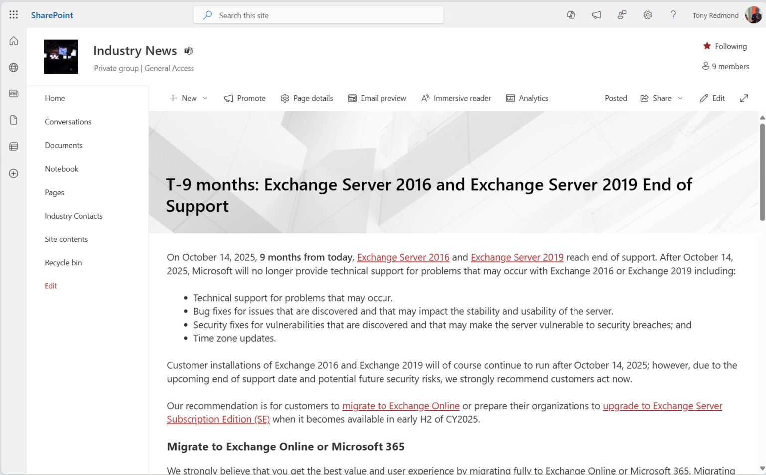Practical Graph: Using the SharePoint Pages API to Create News Items
