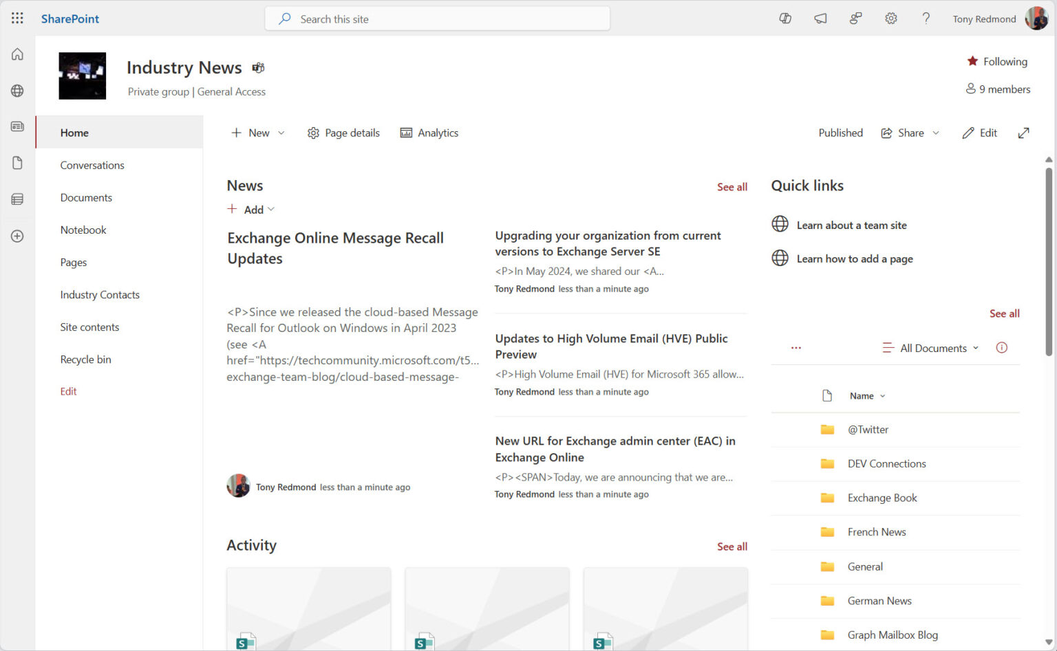 Practical Graph: Using the SharePoint Pages API to Create News Items