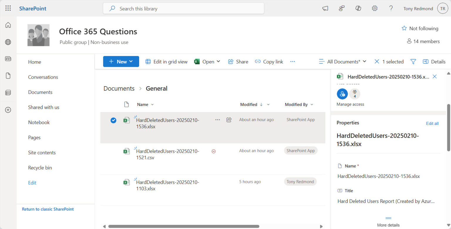 How to Create SharePoint Files using a Azure Automation Runbook