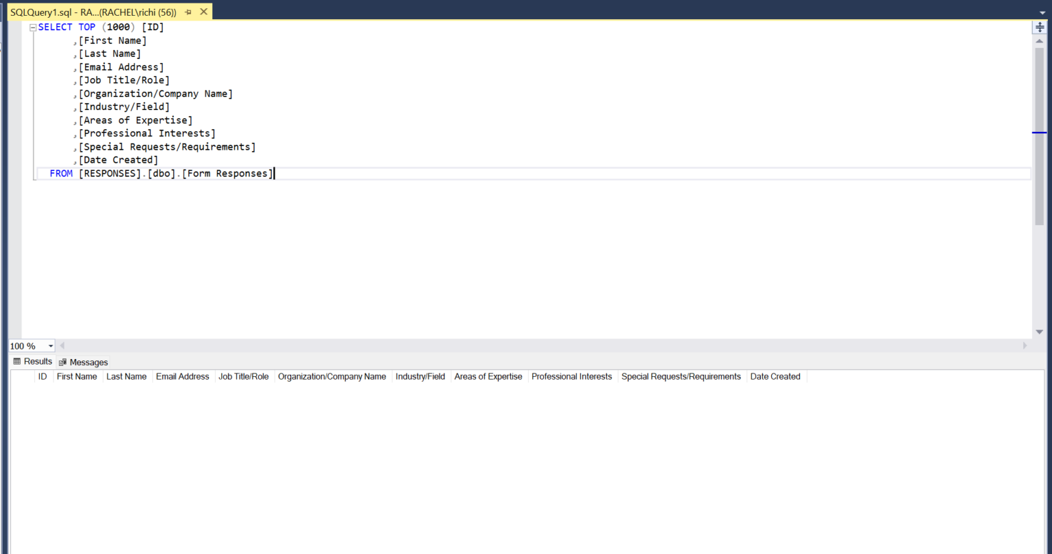 Integrating Microsoft Forms with SQL Server using Power Automate ... Integrating Microsoft Forms with SQL Server using Power Automate ...