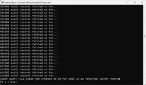 Running Audit Log Searches with the AuditLog Query API