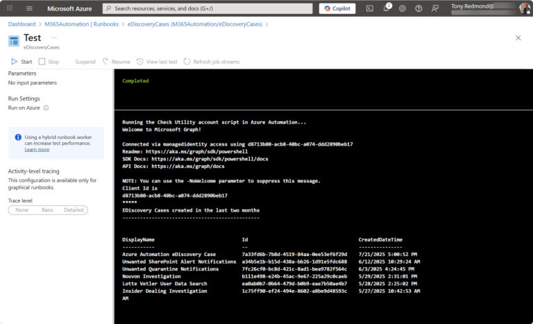 Practical Graph: Using Purview eDiscovery APIs in App-Only Mode ...